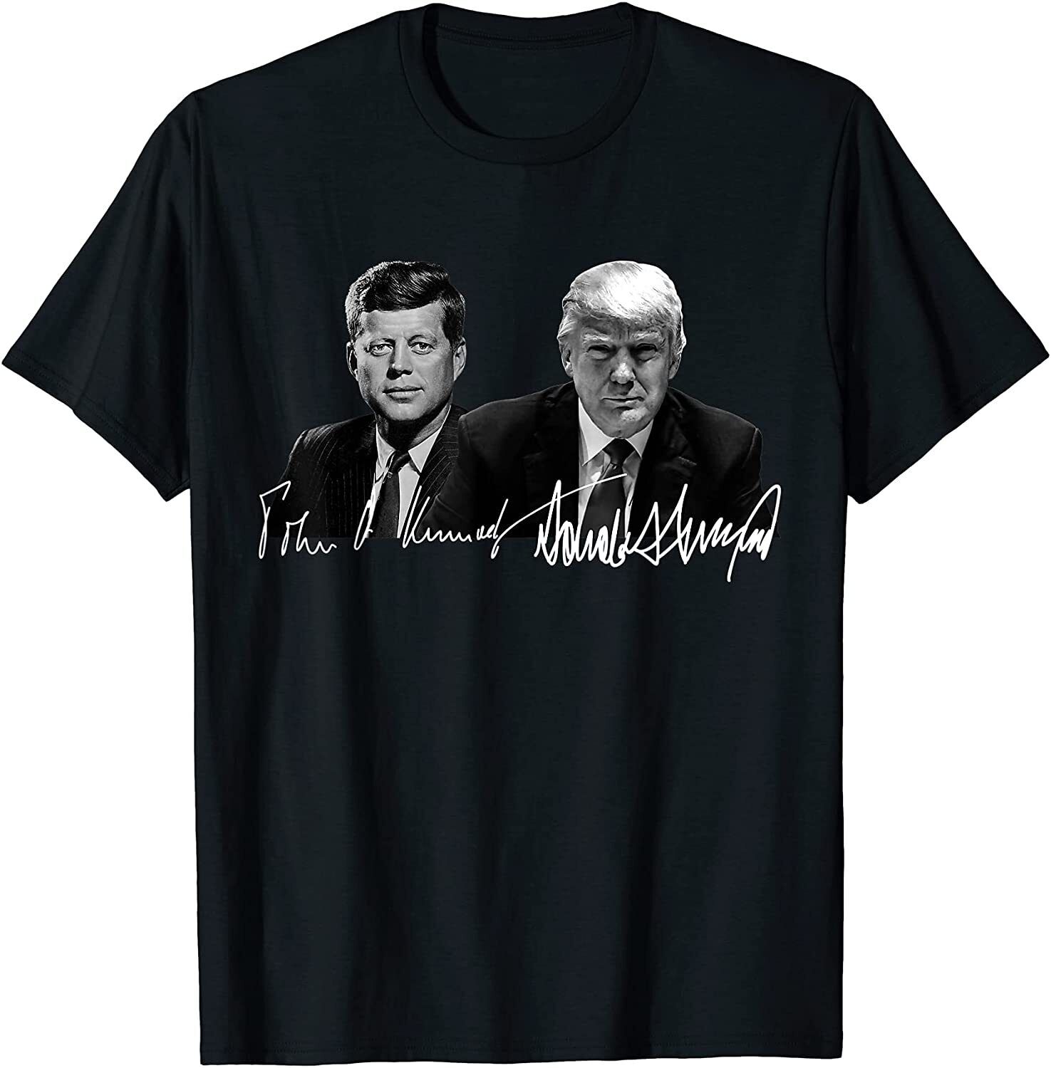 Kennedy Donald US Presidents Signature T-Shirt - MADE IN USA L ...