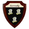 Kennedy Irish Coat of Arms Shield Plaque - Rosewood Finish - Walmart.com