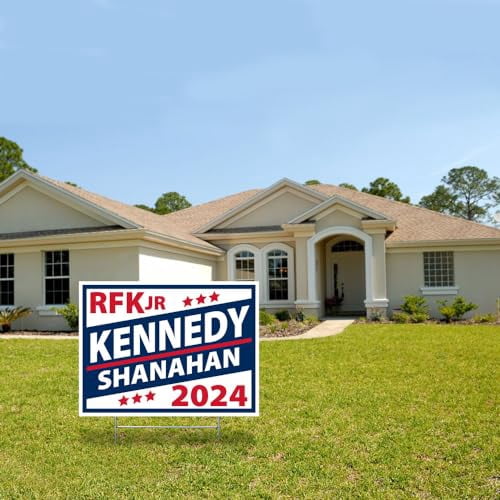 Kennedy for President Shanahan 2024 Yard Sign with Stake (18" x 24 ...