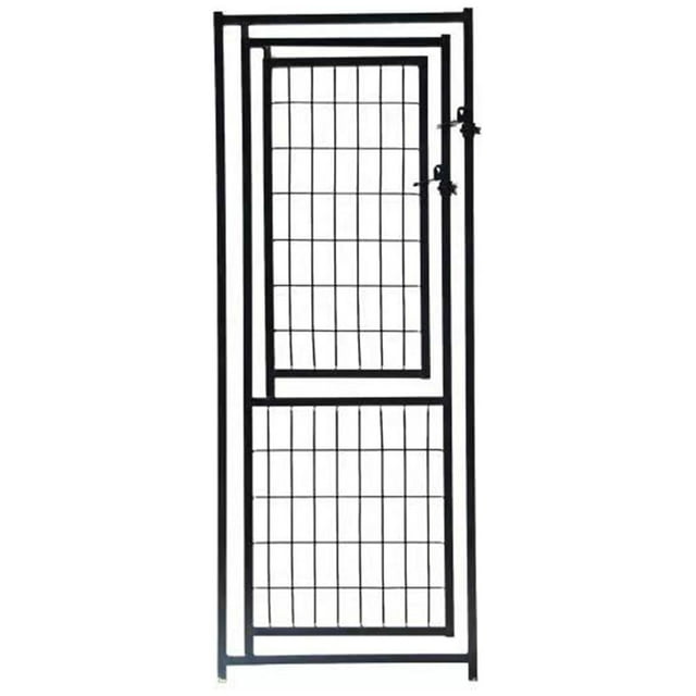 KennelMaster Indoor/Outdoor Dog Kennel Gate, Durable, Rust-resistant ...