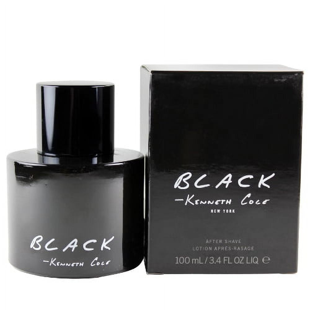 Kenneth Cole Black by Kenneth Cole for Men Aftershave Splash 3.4 oz ...