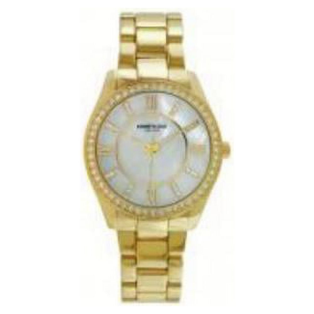 Kenneth Cole Gold-Tone Ladies Watch KC50739003 - Walmart.com