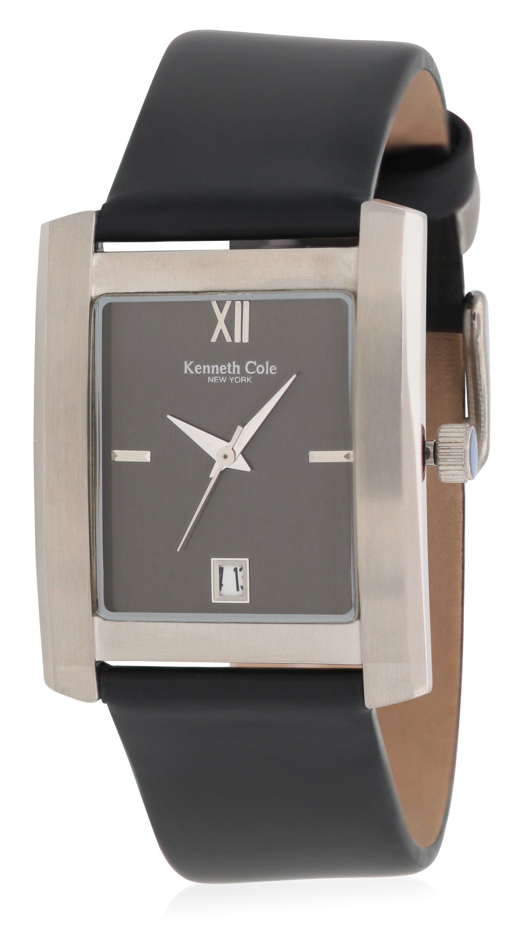 Kenneth Cole Leather Mens Watch KC1179 - Walmart.com