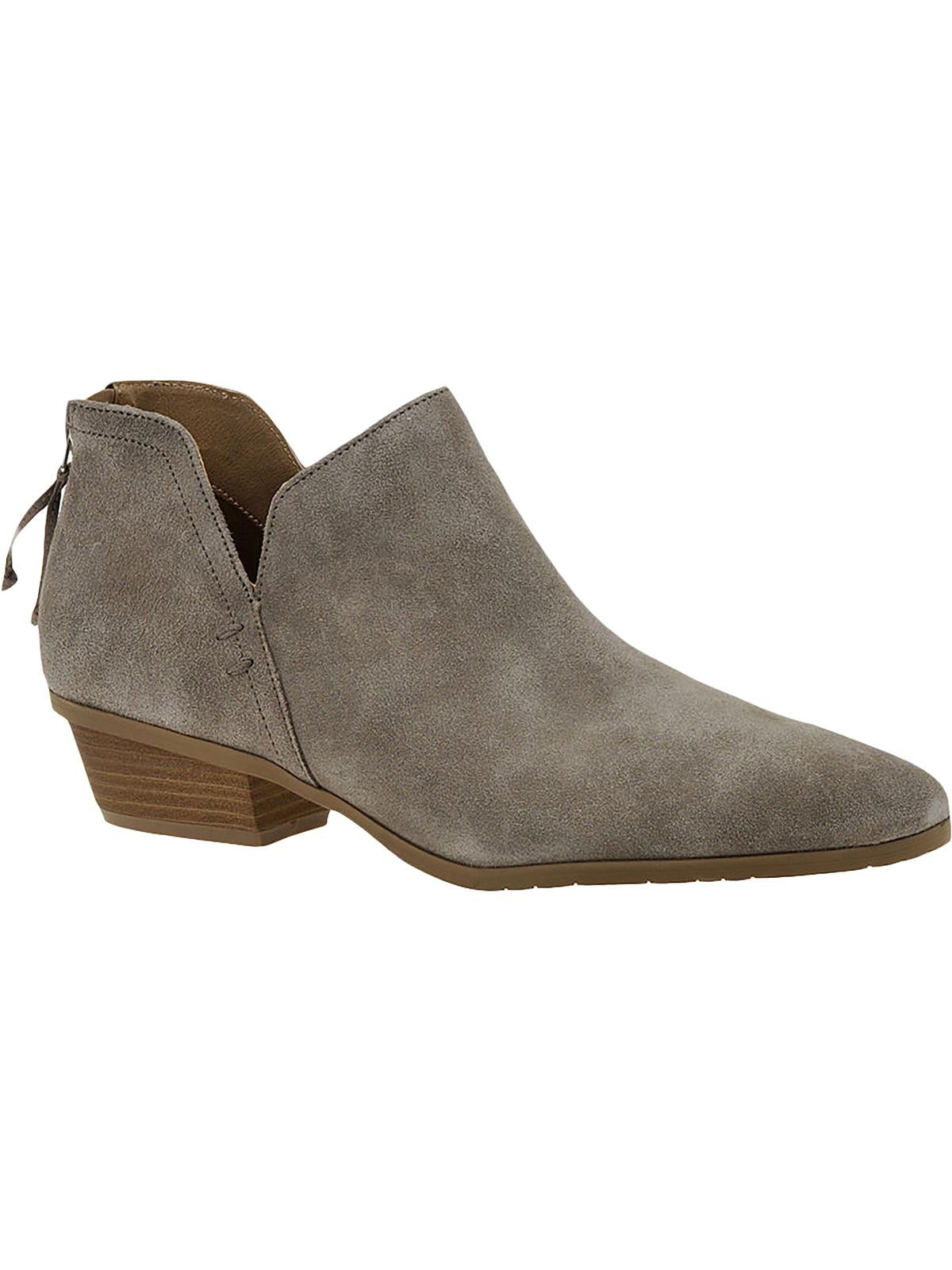 Kenneth Cole Reaction Women's Sideway Suede Stacked Block Heel Ankle ...