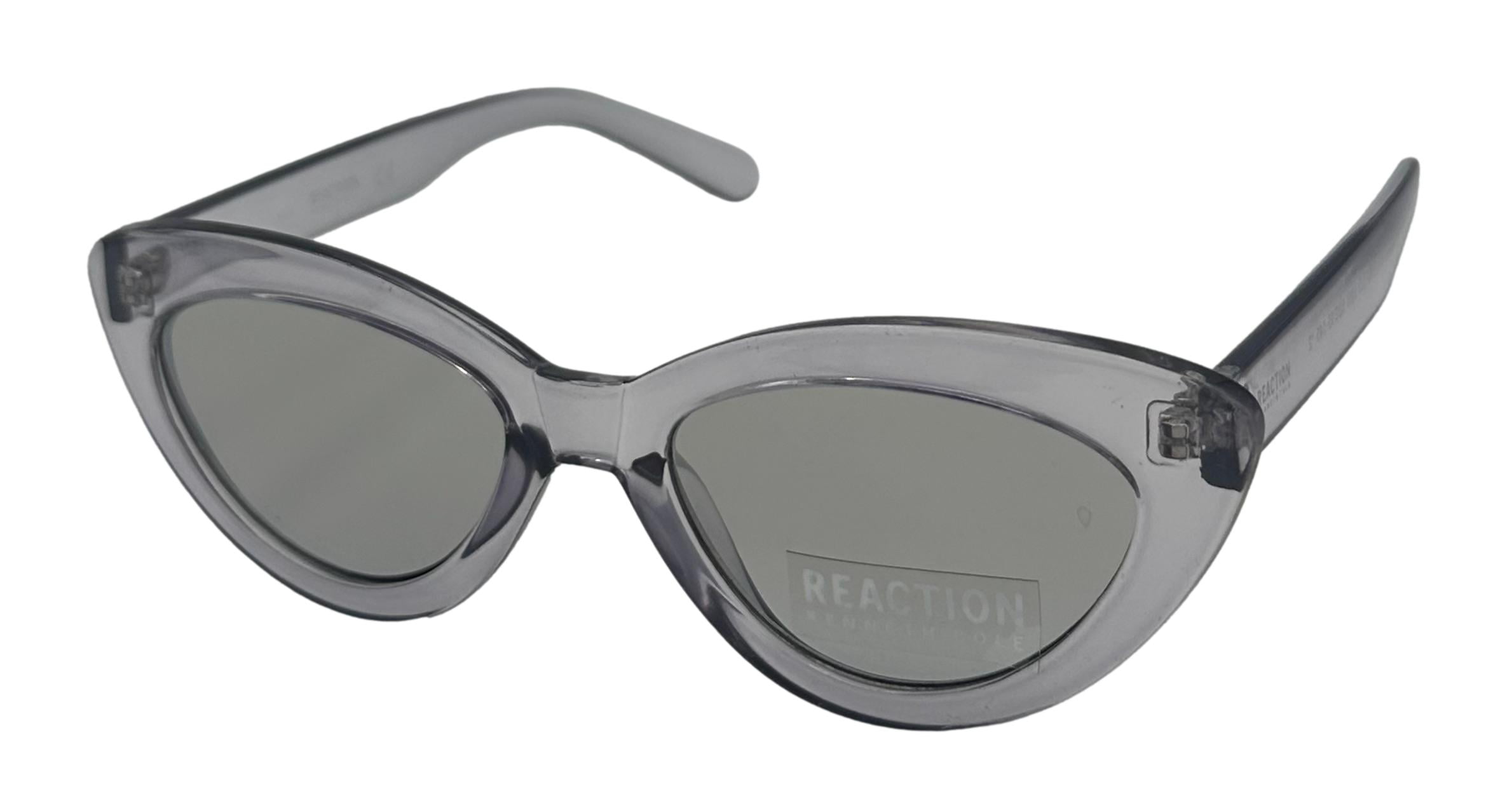 Kenneth Cole Reaction Crystal Blue Cateye Womens Plastic Sunglass ...