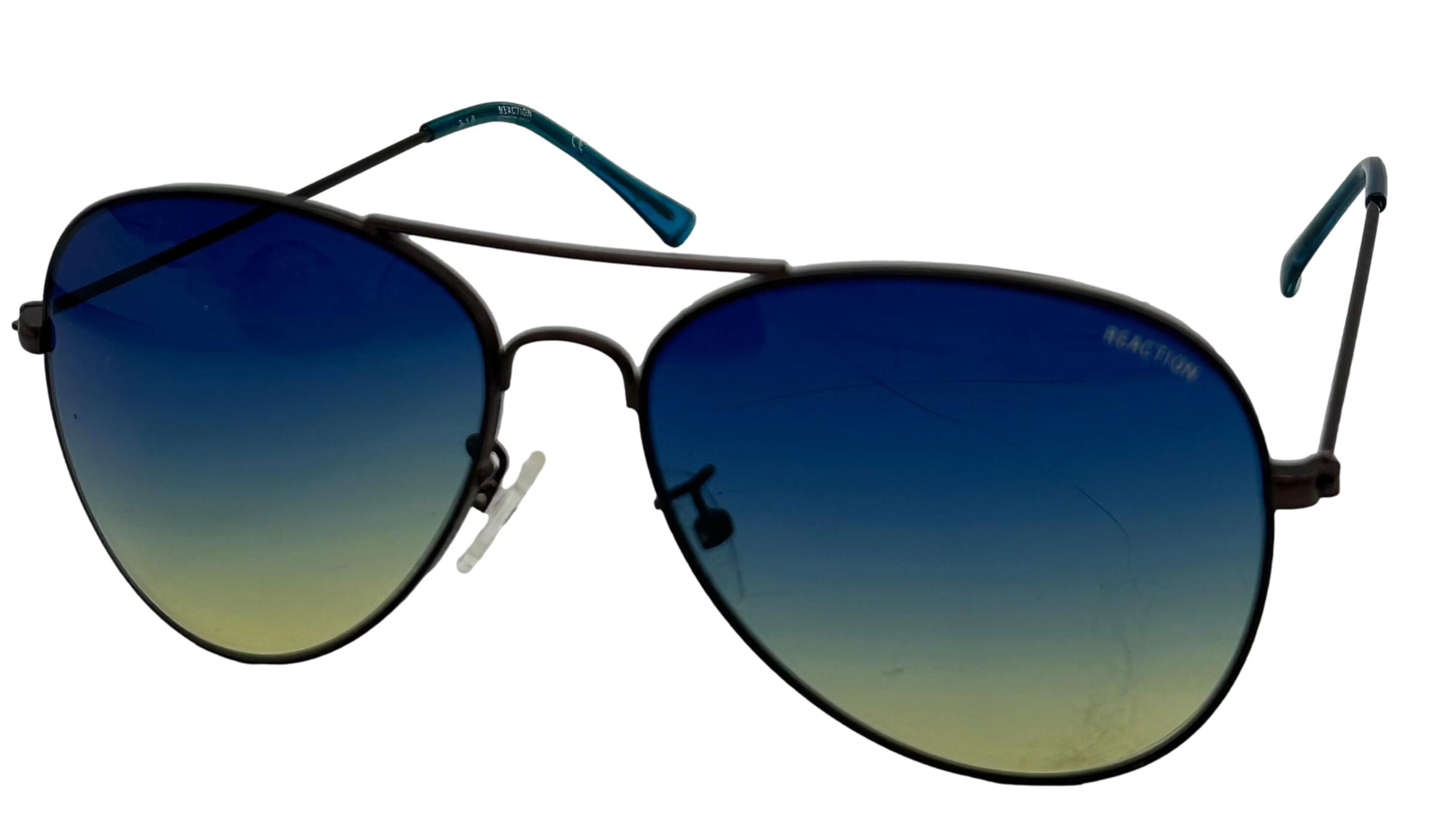 Kenneth Cole Reaction Men's Metal Aviator Sunglasses, Dark Copper, 1 ...
