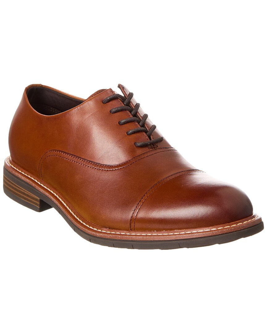 Kenneth Cole Reaction Klay Flex Lace-Up Leather Loafer, 10.5, Brown ...