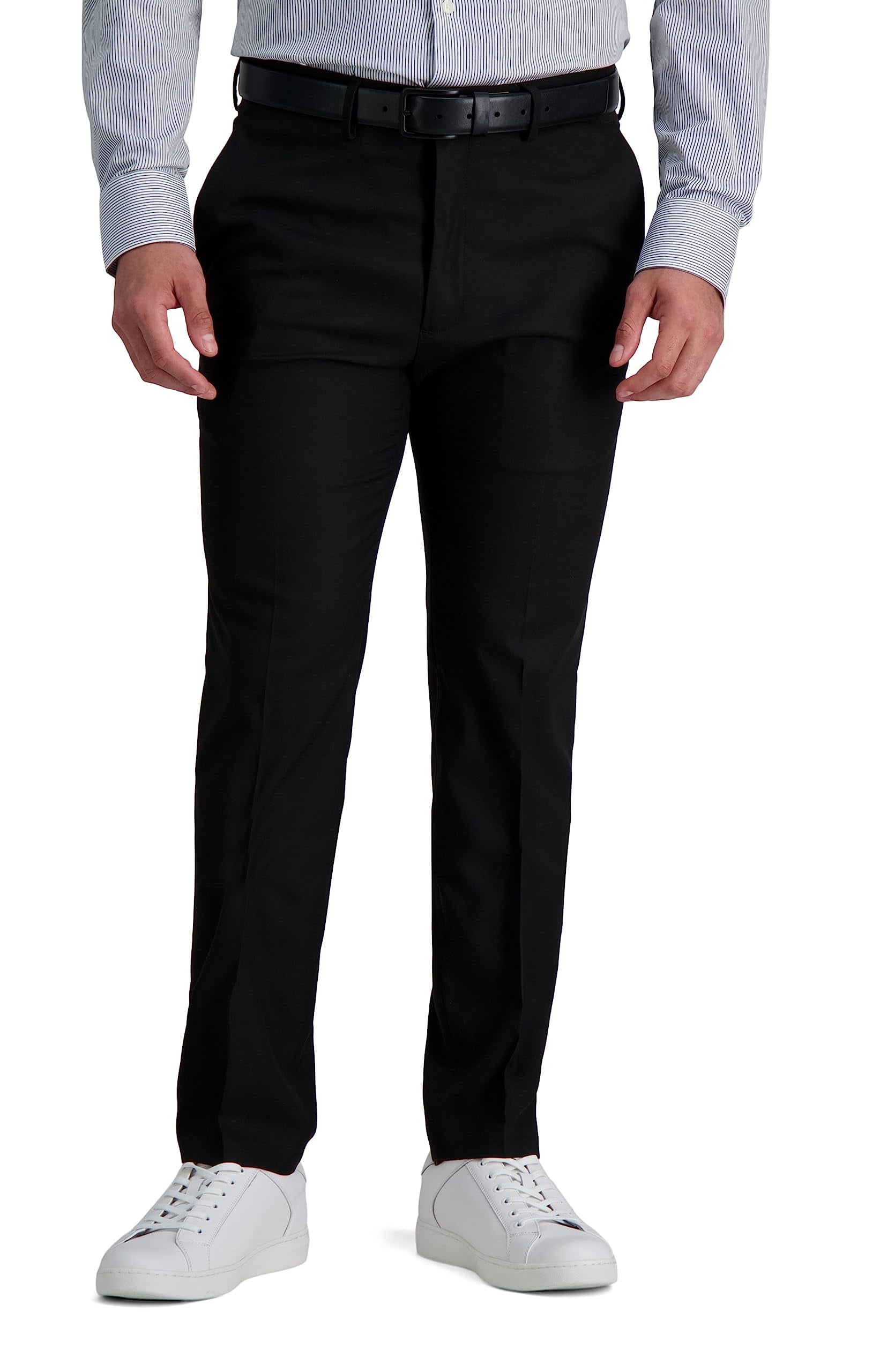 Kenneth Cole Reaction Men's Slim Fit Solid Performance Dress Pant Black ...