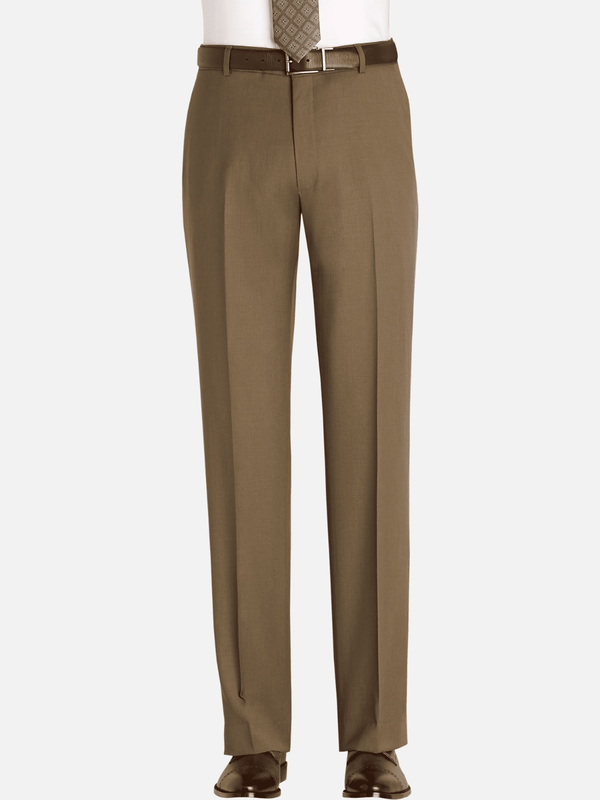Kenneth Cole Reaction Men's Slim Fit Techni-Cole Dress Pants, Taupe 38 ...