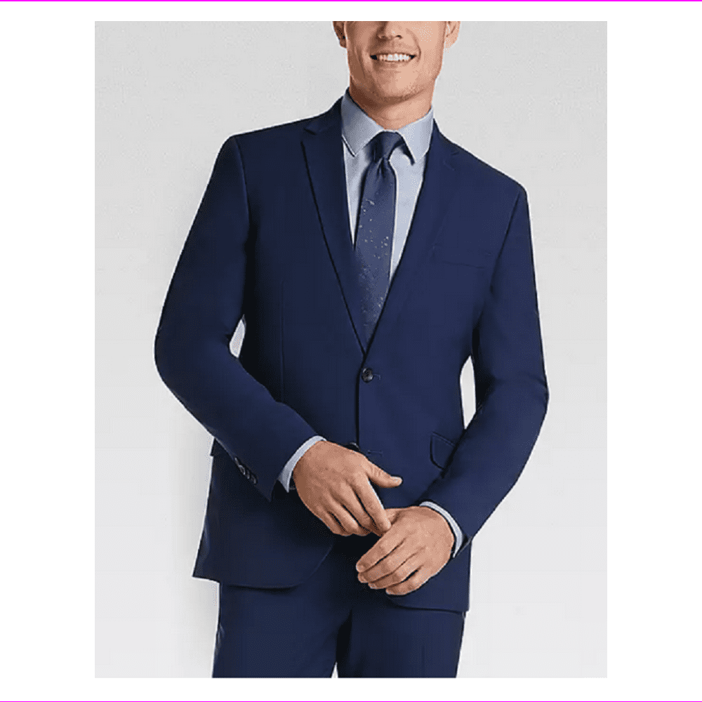 Kenneth Cole Reaction TECHNI-COLE Slim Fit Suit Jacket, Navy, Size 44L ...