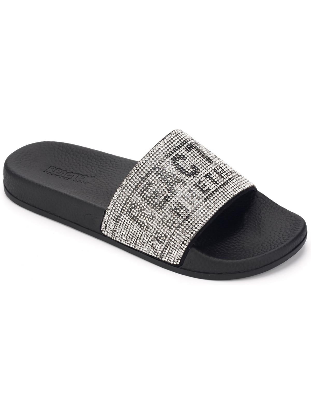 Kenneth Cole Reaction Womens Screen Jewel Rhinestone Slip On Slide ...
