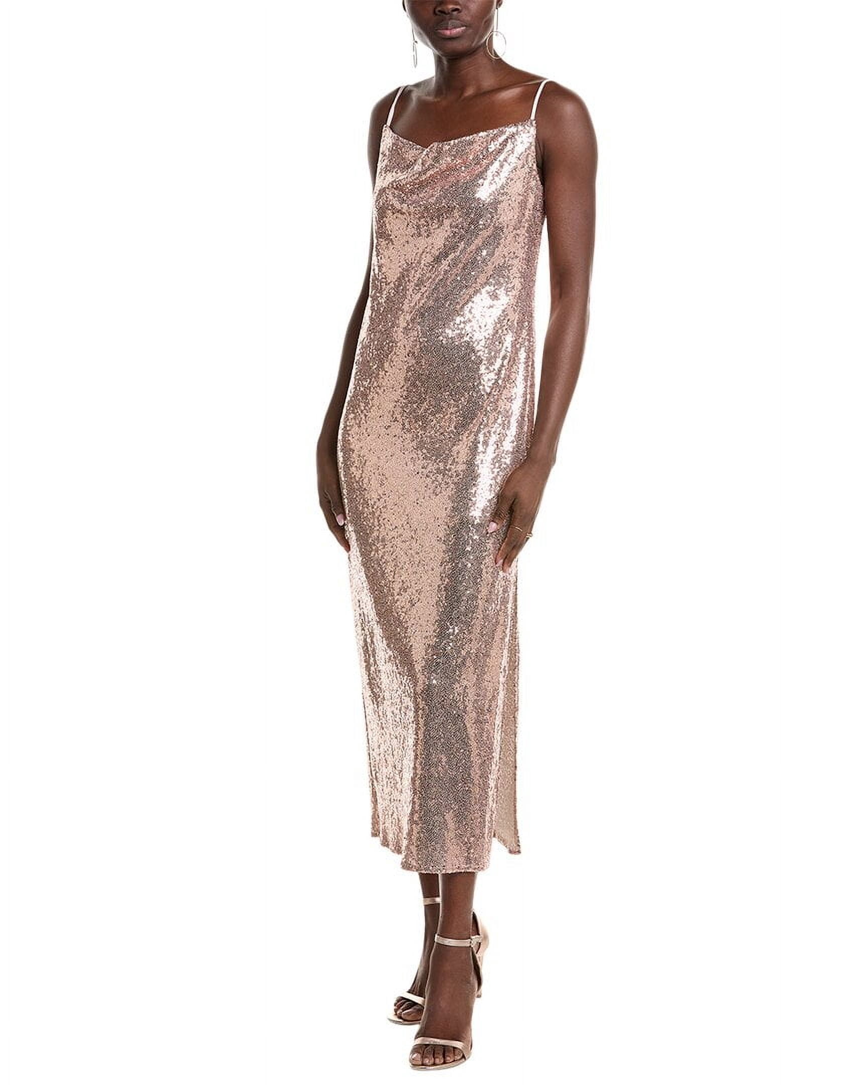Kenneth Cole womens Sequin Maxi Slip Dress, xs, Pink - Walmart.com