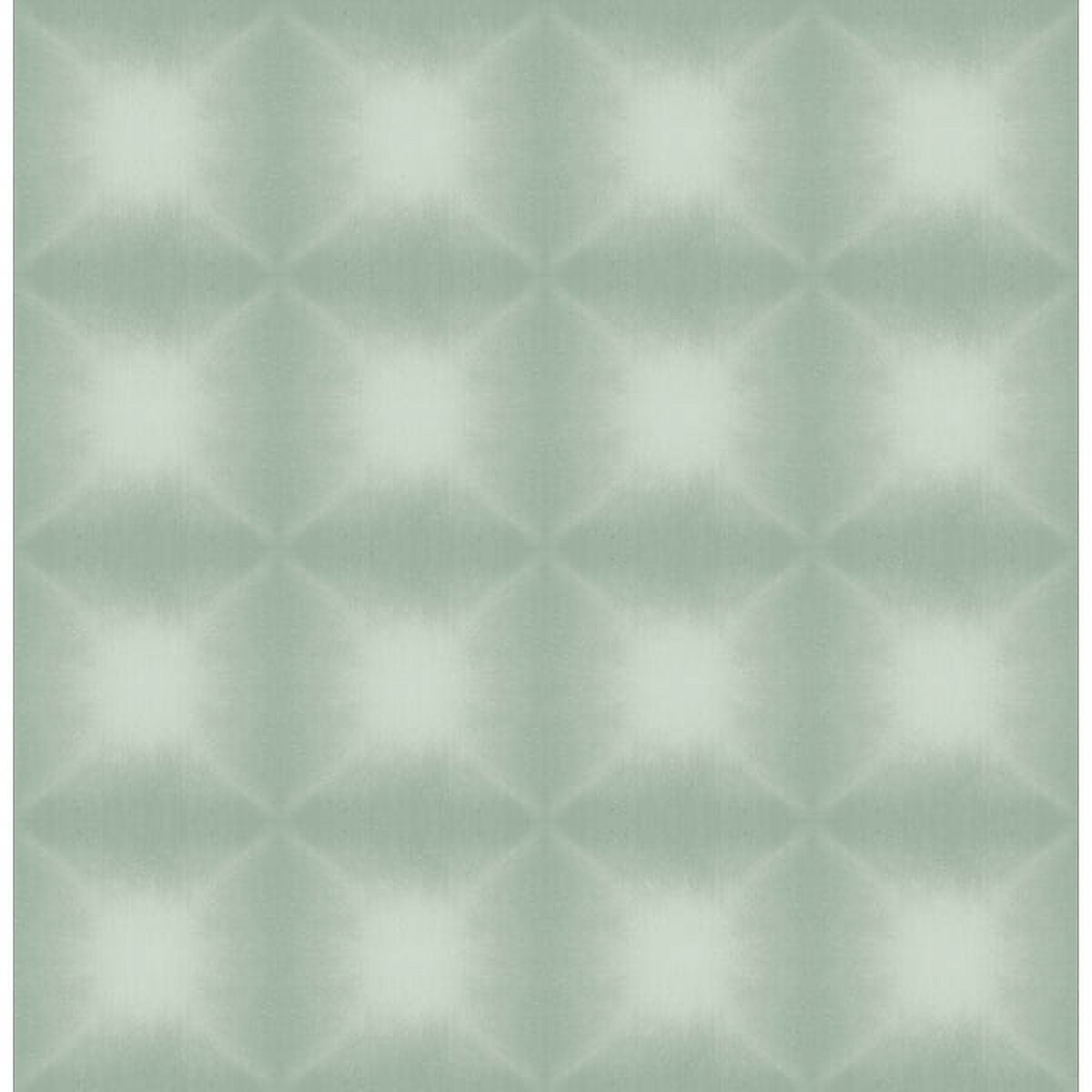 Kenneth James Echo Sage Geometric Wallpaper, 20.5-in by 33-ft, 56.4 sq ...
