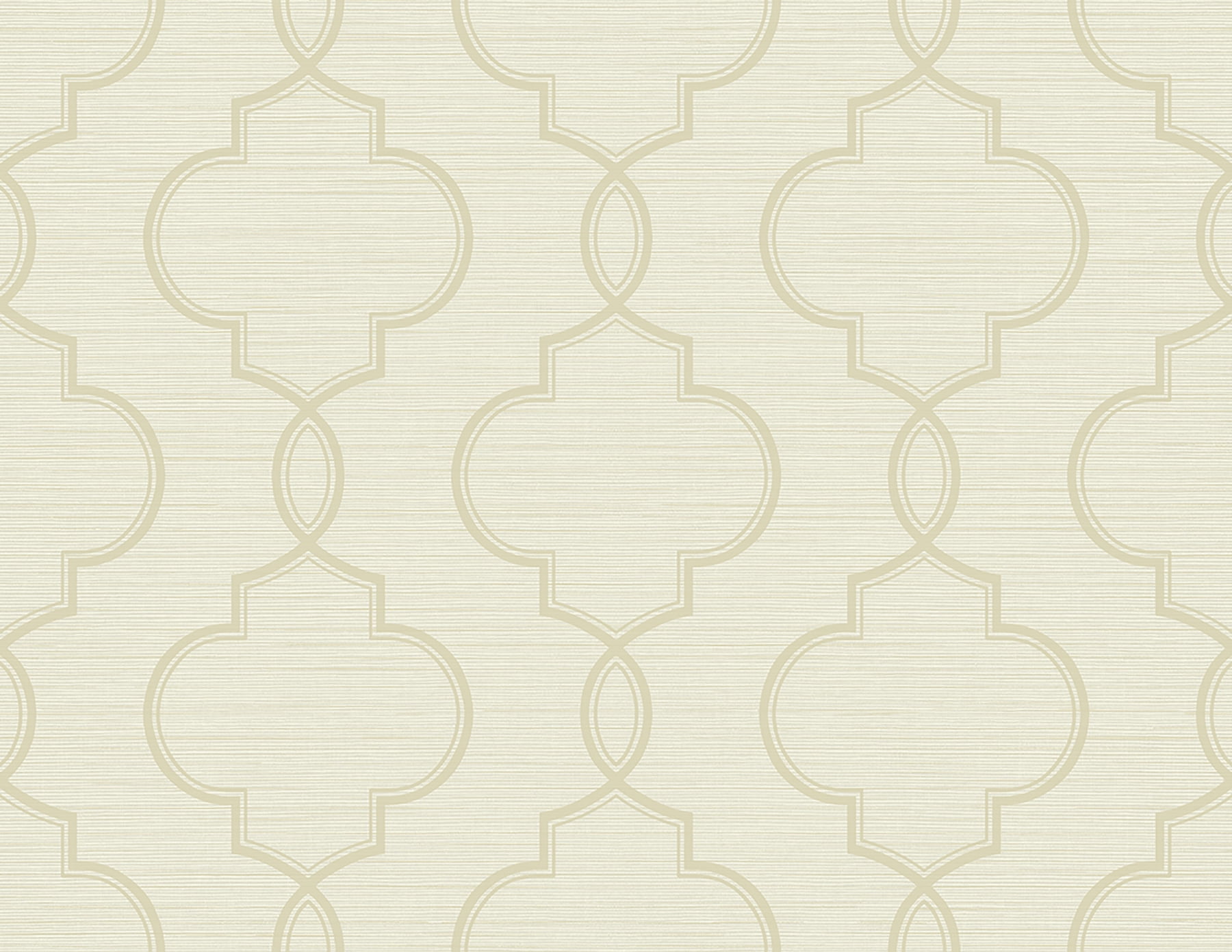 Kenneth James Malo Cream Sisal Ogee Wallpaper - Walmart.com
