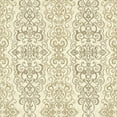 Kenneth James Mexuar Taupe Filigree Stripe Wallpaper - Walmart.com