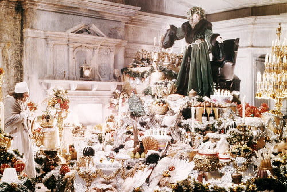 Kenneth More Albert Finney Scrooge Christmas Presents 24X36 Poster ...