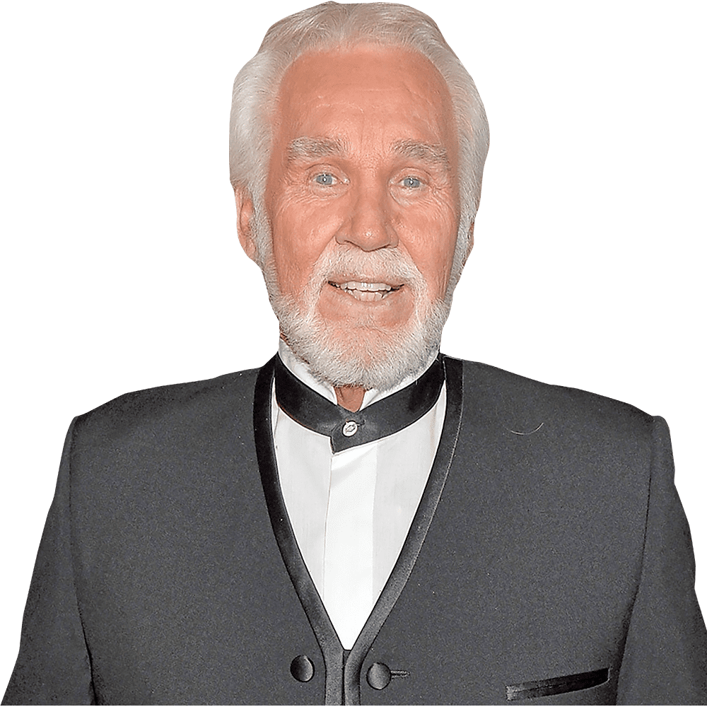 Kenneth Rogers (Black Suit) Half Body Buddy Cutout - Walmart.com