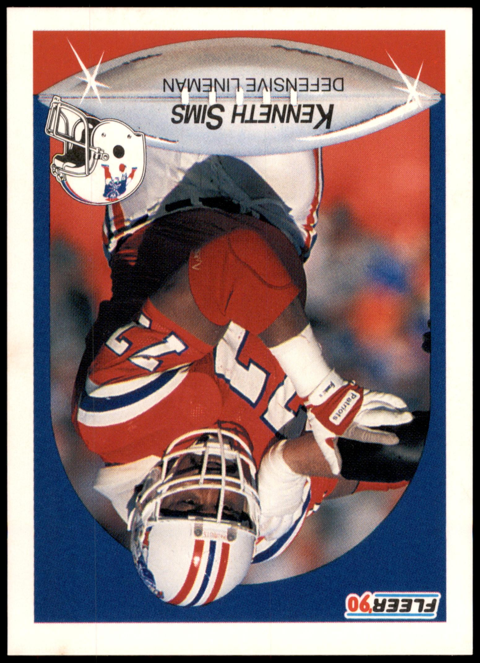 Kenneth Sims #327 1990 Fleer - Walmart.com