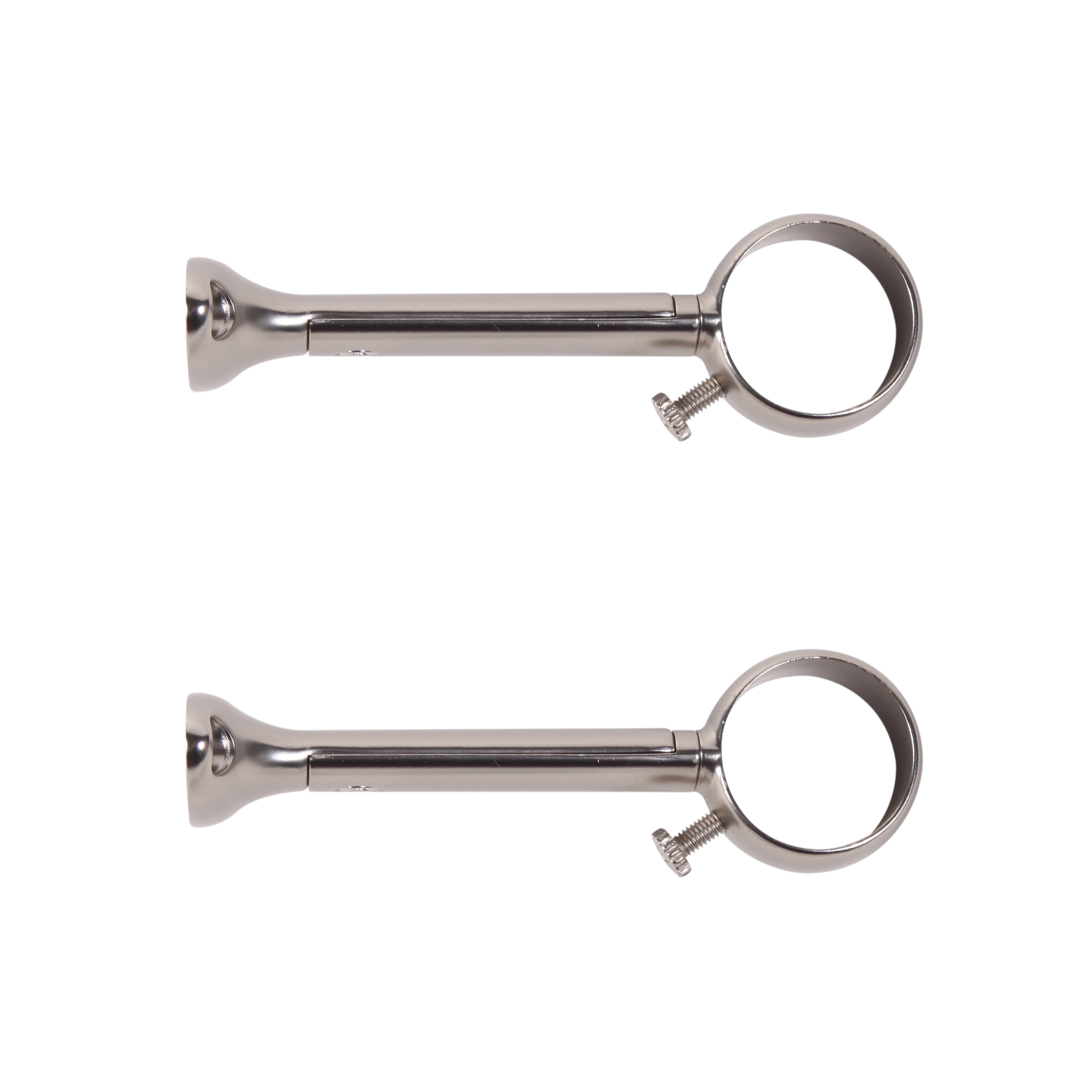 Kenney Adjustable Wall or Ceiling Mount Curtain Rod Brackets, Set of 2 ...