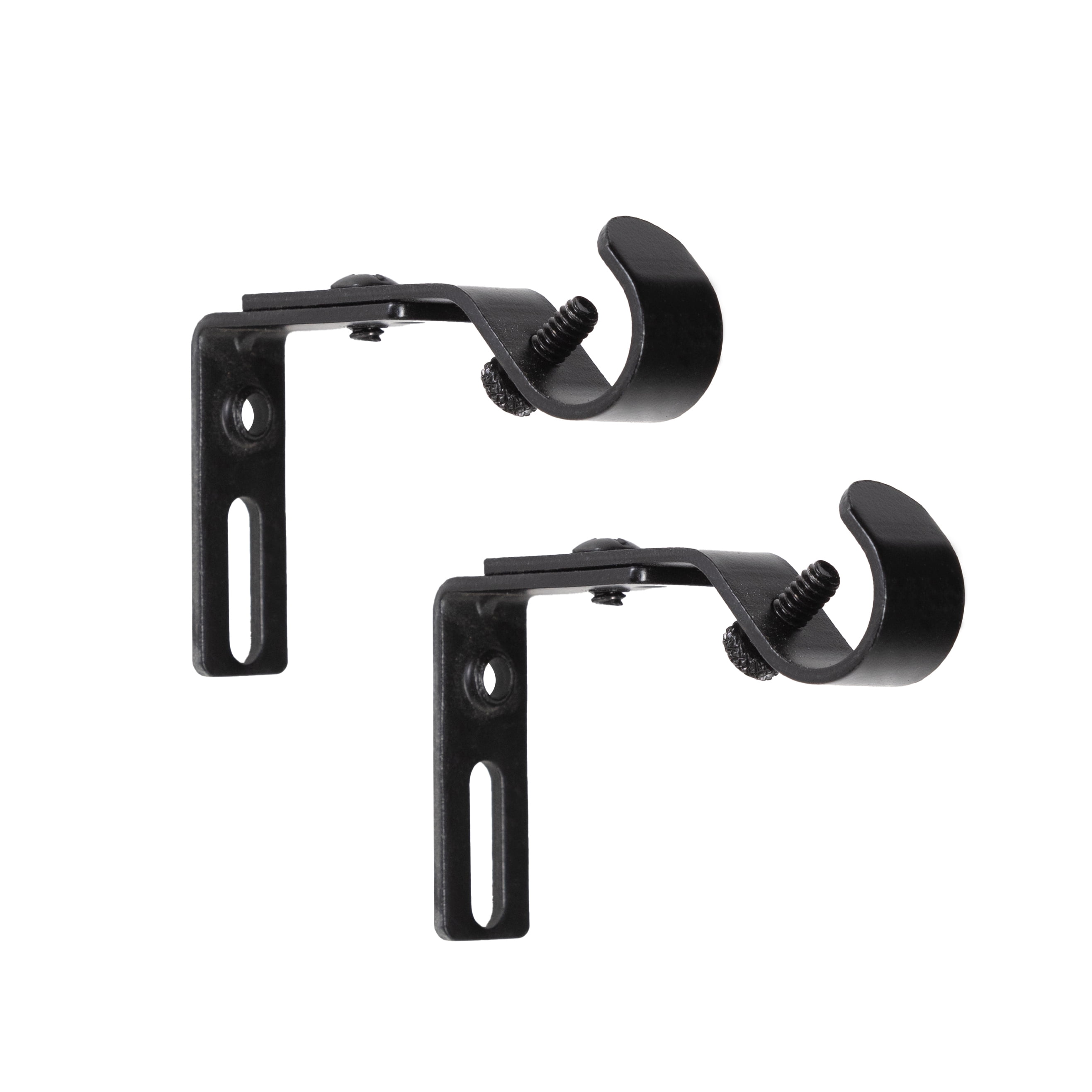 Kenney 5/8" Adjustable 3-3.5" Curtain Rod Mounting Brackets, Set of 2 ...