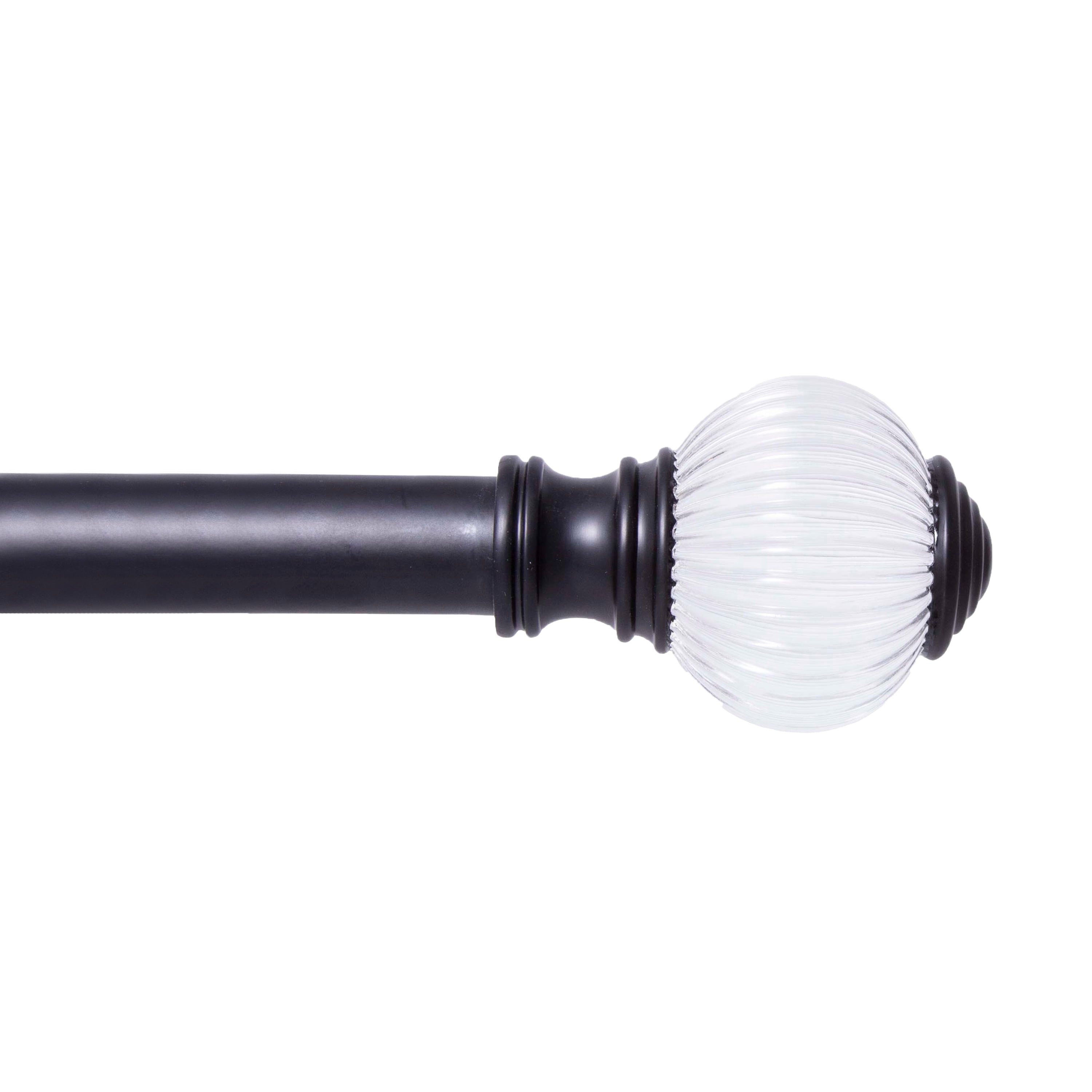 Kenney Callie Premium Steel Decorative Window Curtain Rod, 36-66 ...