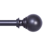Kenney Fast Fit No Measure Carlin Decorative Steel Curtain Rod, 66-120 ...