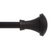 Kenney Irvington Standard Steel Decorative Window Curtain Rod, 36-66 ...