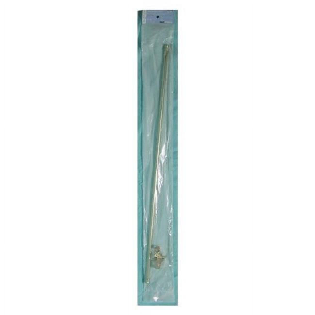 Kenney Manufacturing KNL396-3 28-48 in. Brass Round Sash Rod - Walmart.com