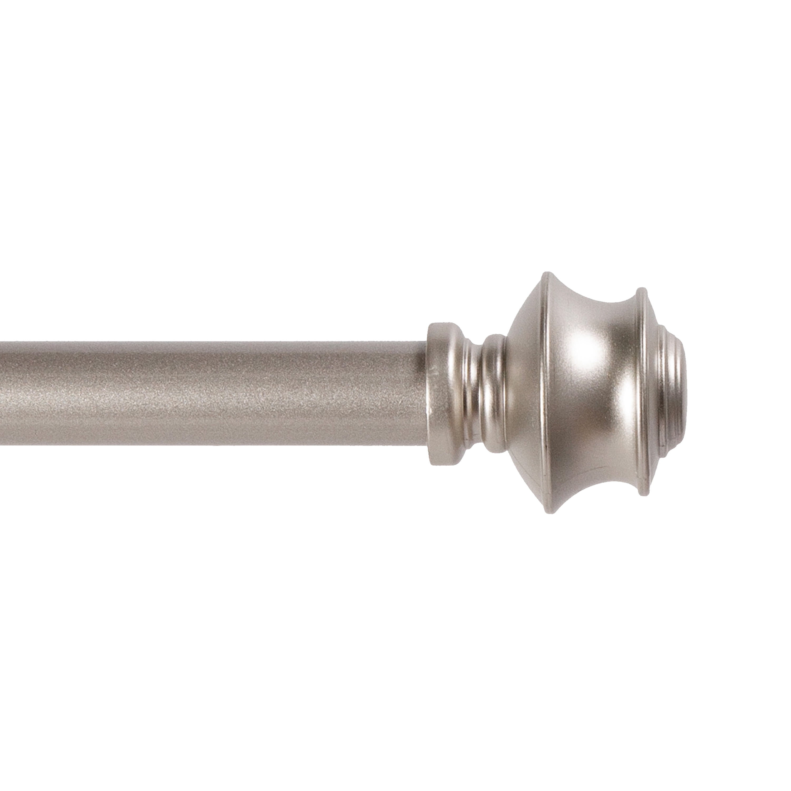 Kenney Phoenix Standard Steel Decorative Window Curtain Rod, 48-86 ...
