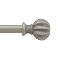 Montevilla Core Leaf Ball 5/8" Curtain Rod Set - Walmart.com