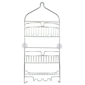 Kenney® Rust-Resistant 2-Tier Hanging Shower Caddy with Suction Cups ...