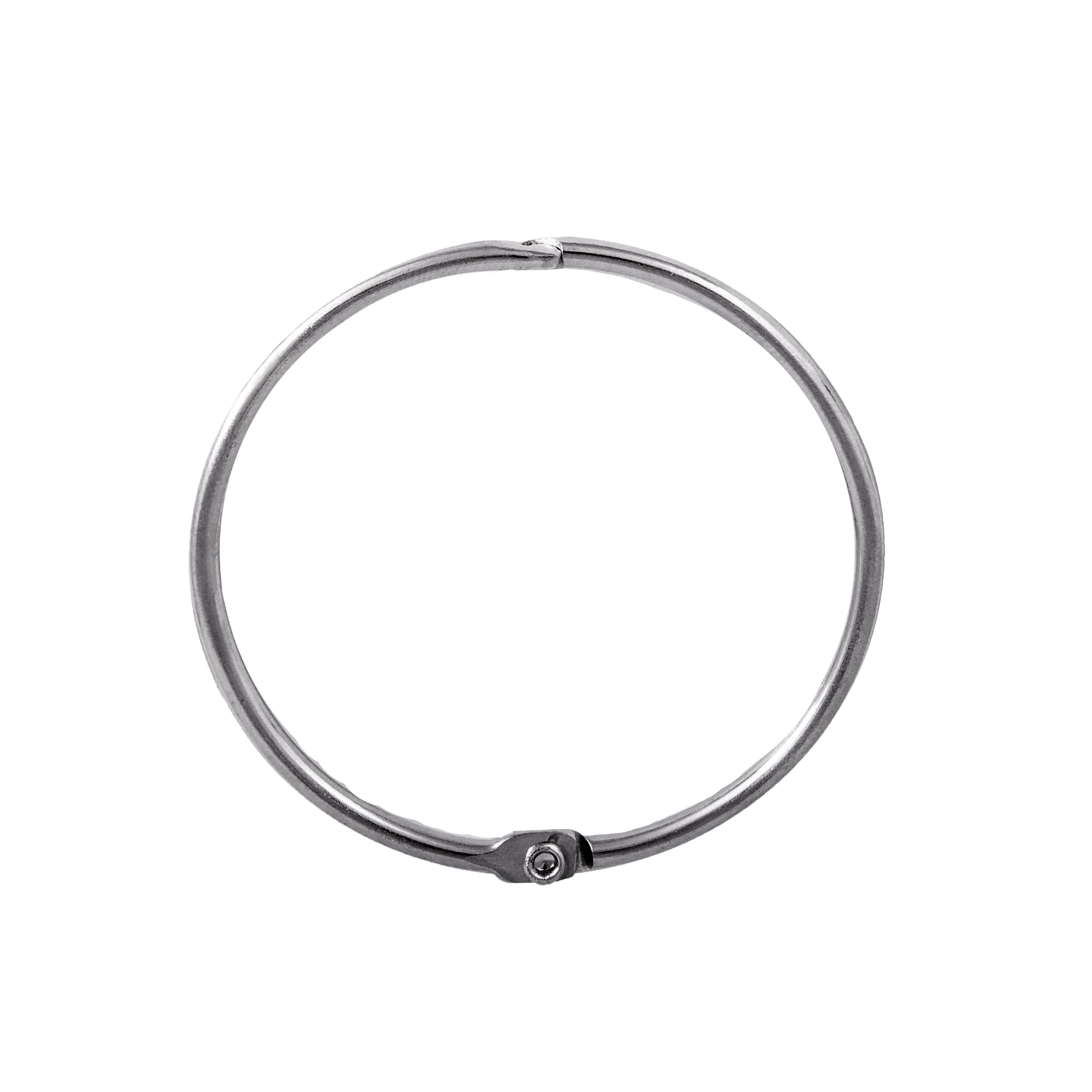 Kenney Rust-Resistant Metal Circular O-Ring Shower Curtain Rings, Set ...