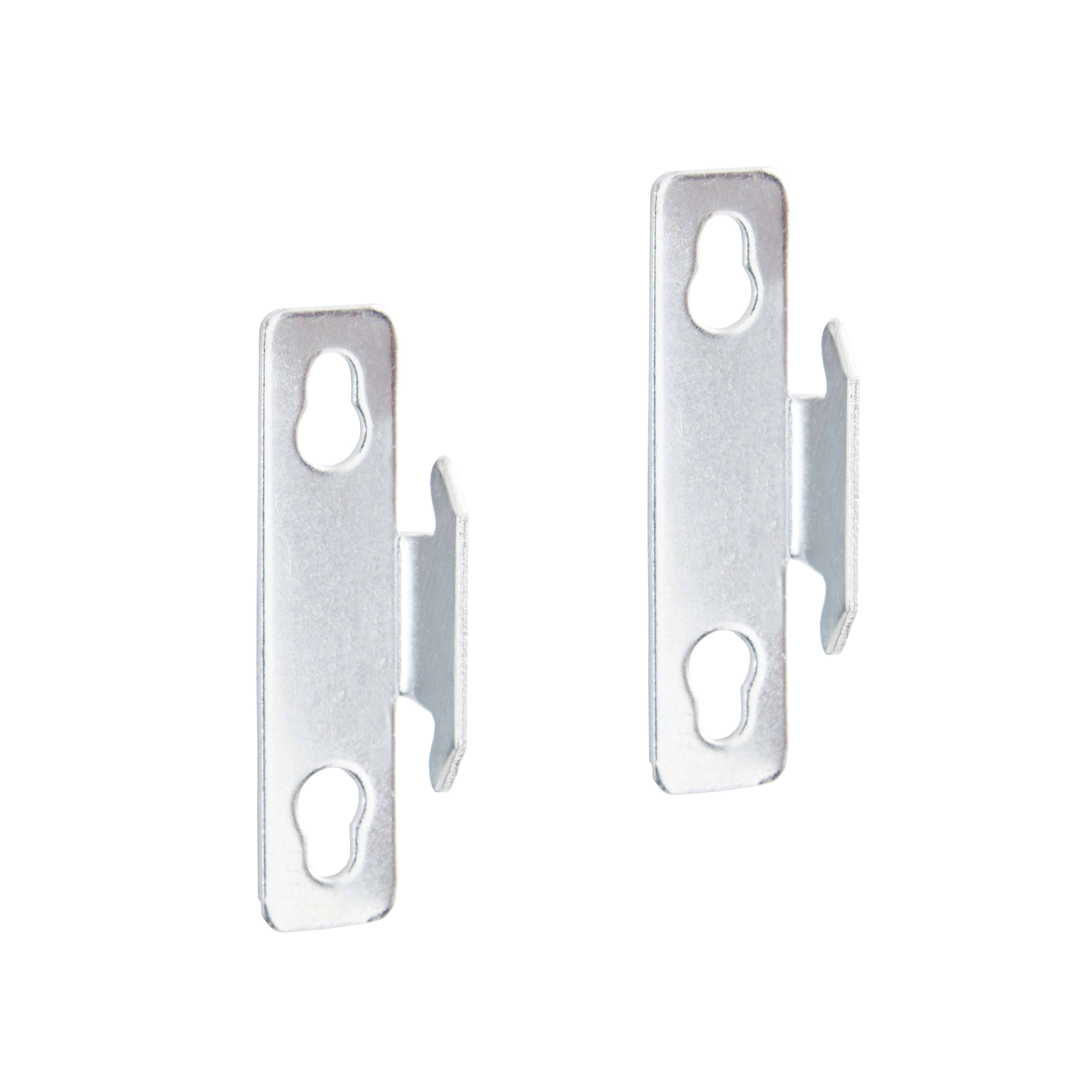 Kenney Steel Basic Curtain Rod Mounting Brackets, Set of 2, Silver ...
