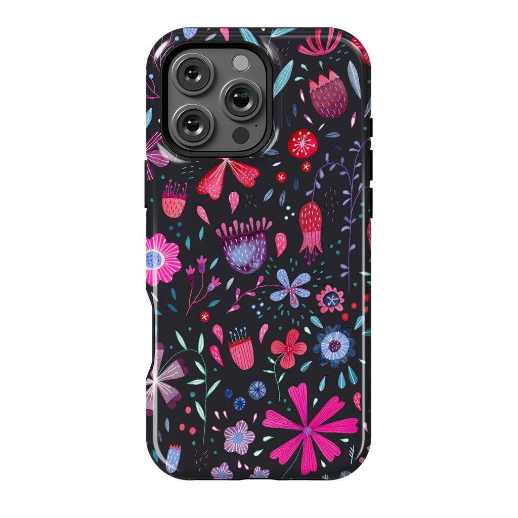 Kennington Flowers Art Botanical Print For iPhone 11 to 17 Pro Max ...