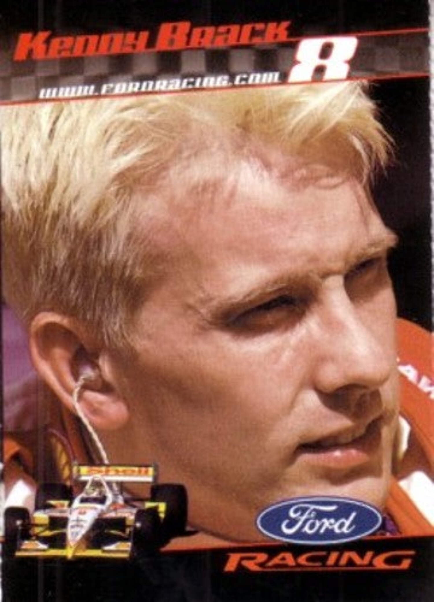 Kenny Brack 2001 Ford Racing Sports Illustrated for Kids card - Walmart.com