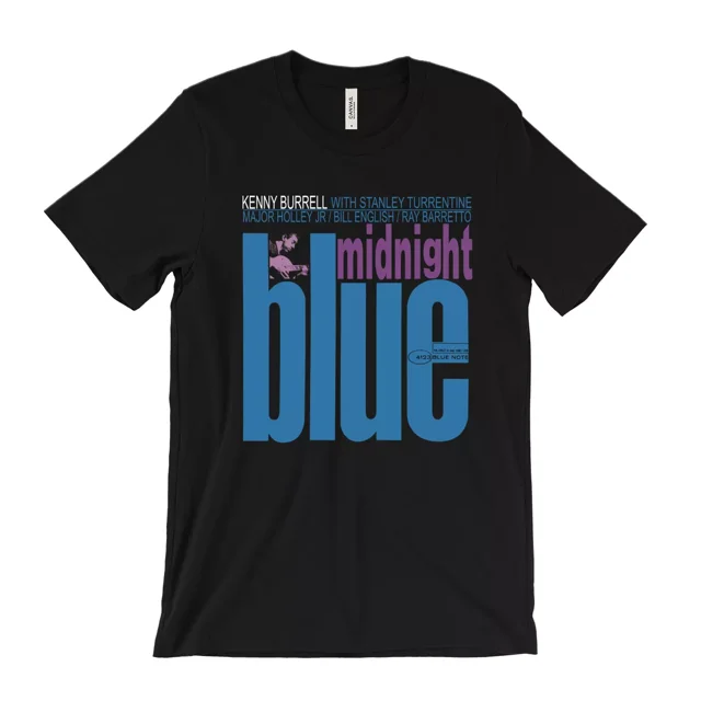 Kenny Burrell T-shirt - Midnight Blue Blue Note Jazz Lp Cover Art Ray ...