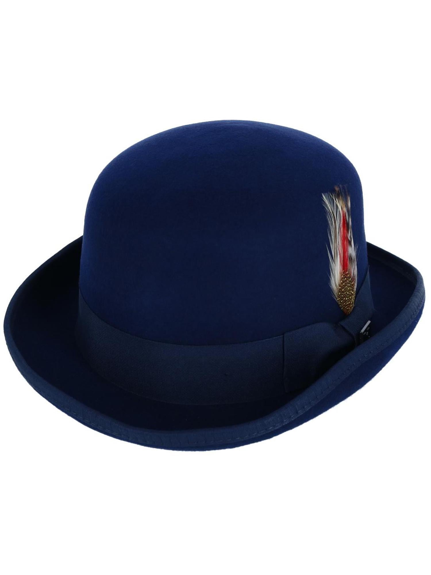 Kenny K Wool High Derby Hat with Grosgrain Hatband (Men) - Walmart.com
