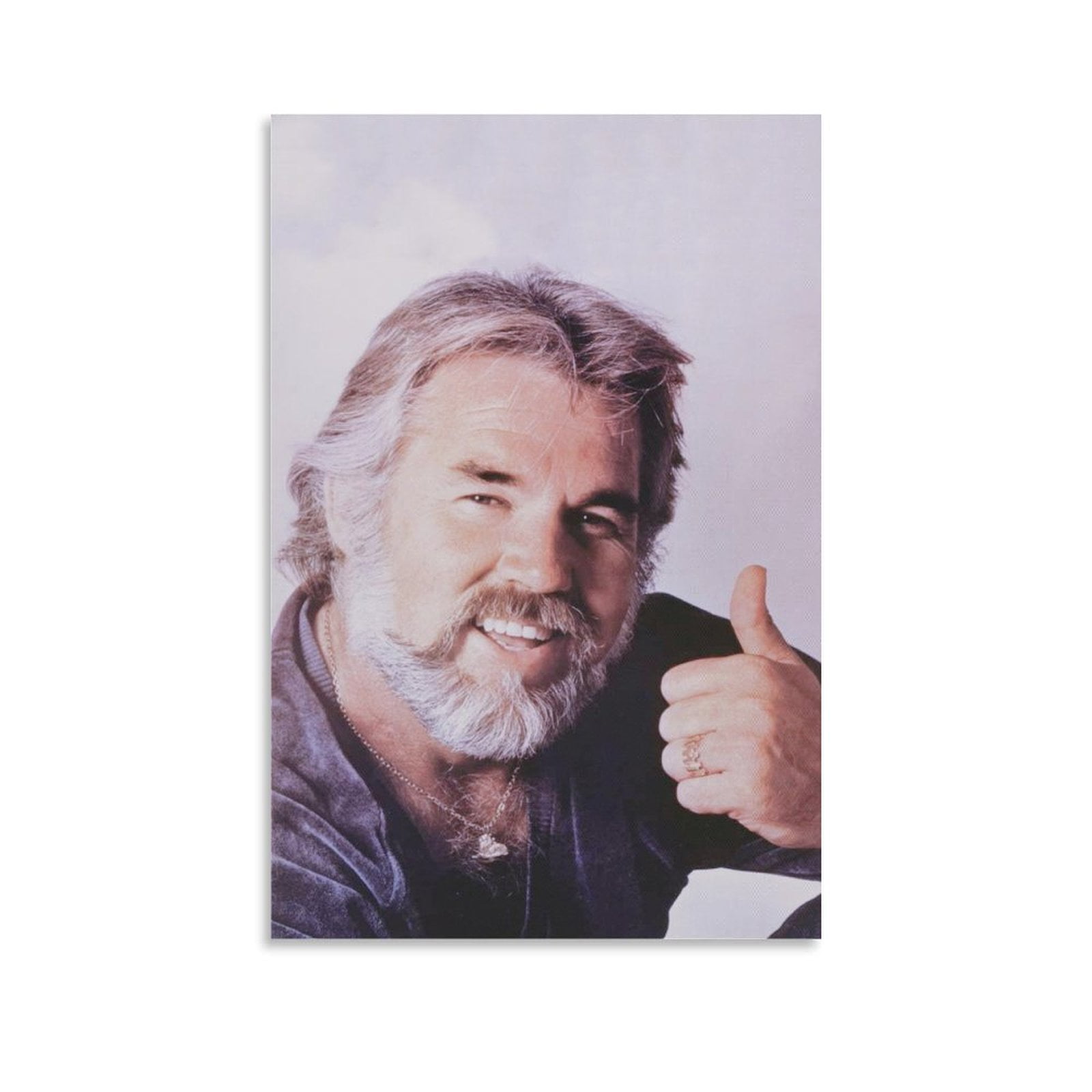 Kenny Rogers Poster Painting On Canvas Wall Art Poster Scroll Picture ...
