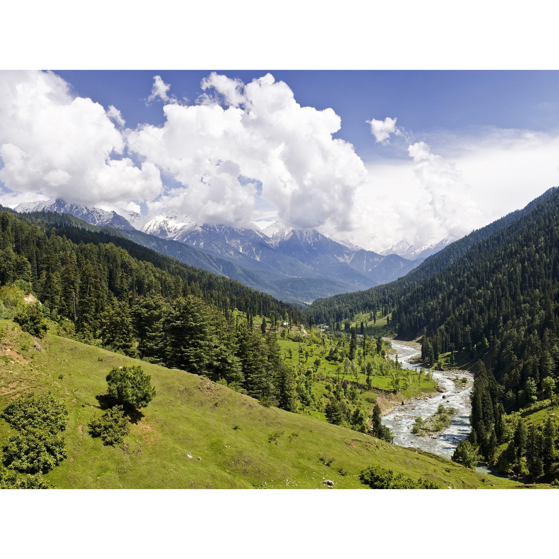 Kennyomg Pahalgam Valley View India Landscape Photo Extra Large XL Wall ...