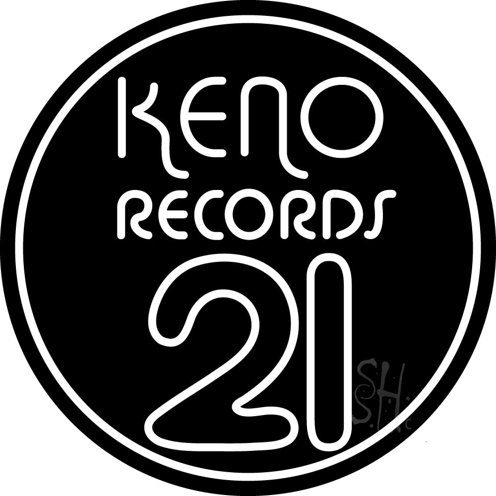 Keno Records 21 LED Neon Sign 18 x 18 - inches, Black Square Cut ...