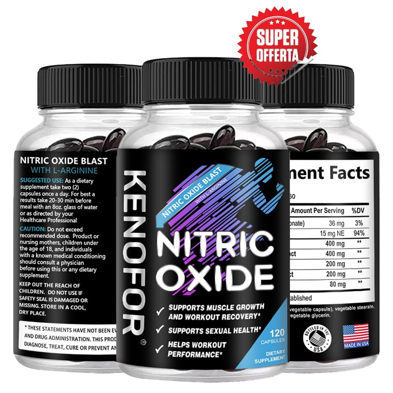 Kenofor Ultra Pigsa Nitric Oxide Supplement, L-Arginine 3X Pigsa ...