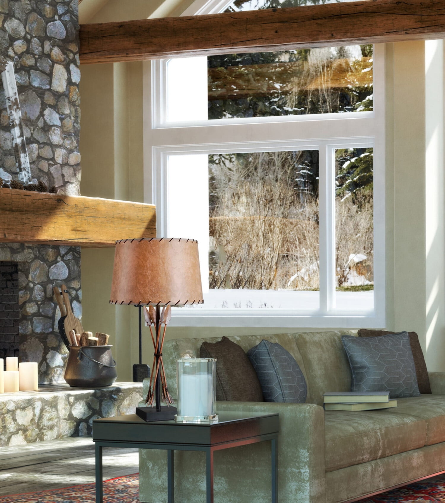 Kenroy Home Bound Arrow Table Lamp, Antique Wash - Walmart.com
