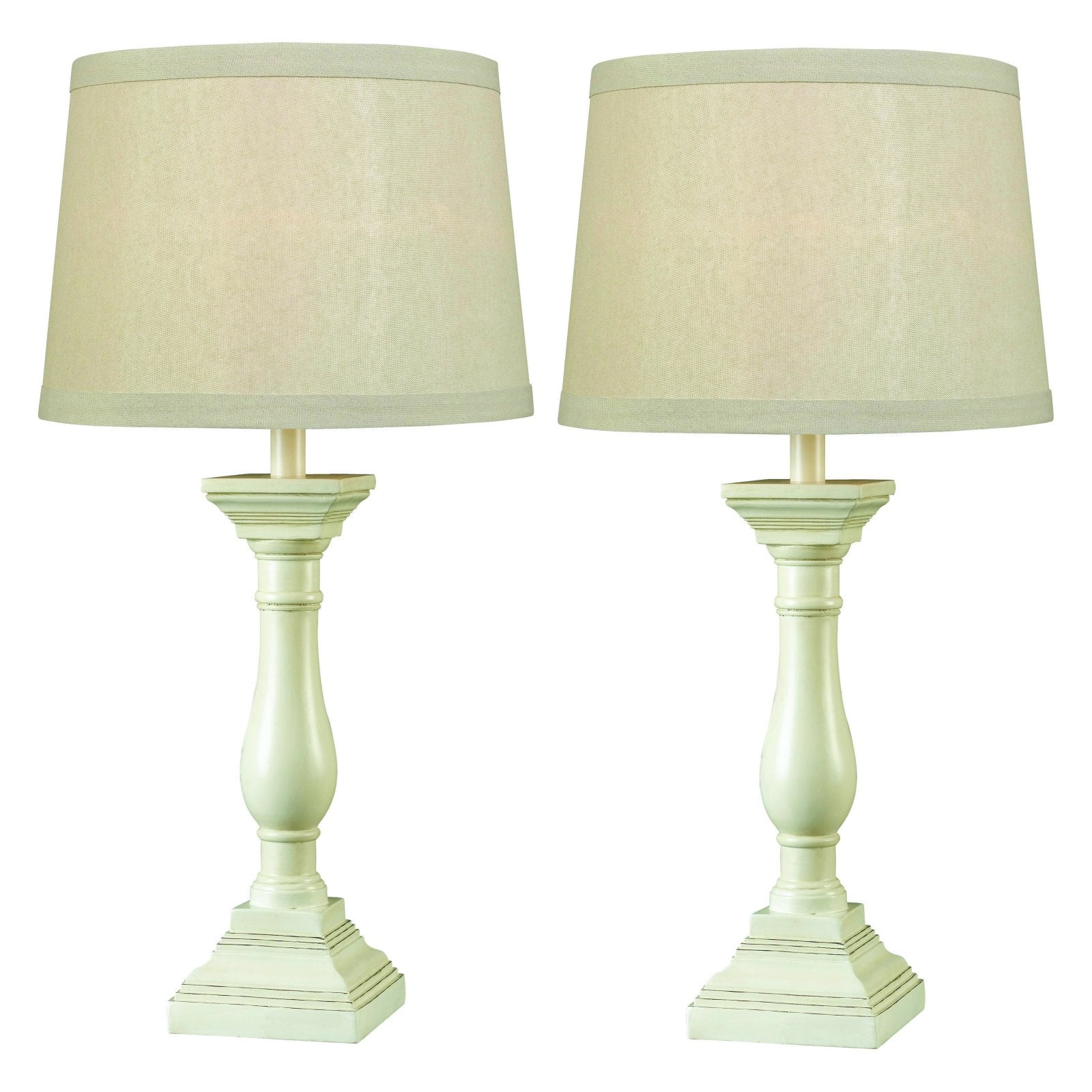 Kenroy Renew Antique White Finish 2-pack Table Lamp - 32230AWH ...
