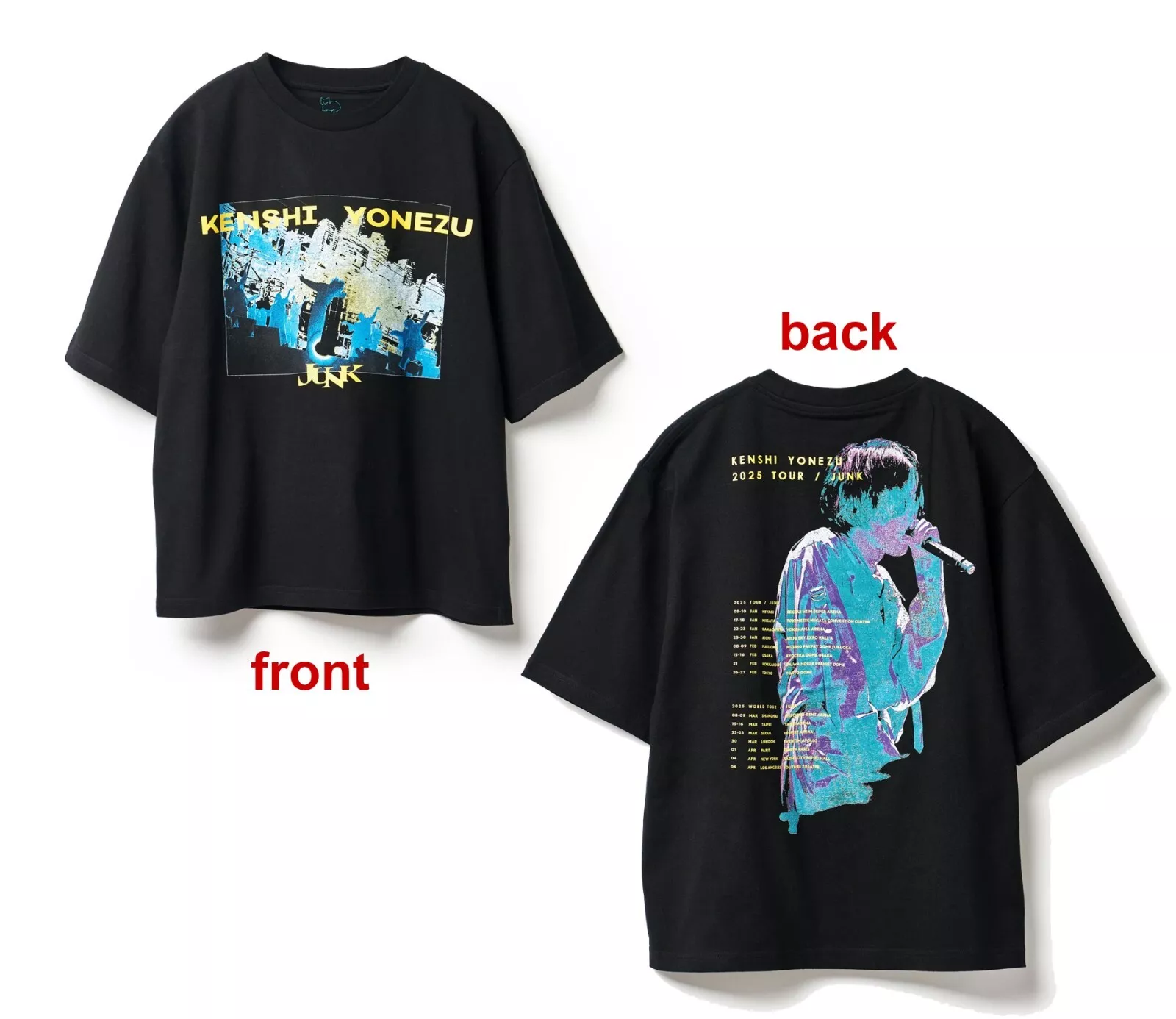 Kenshi Yonezu JUNK WORLD TOUR 2025 reprint T-Shirt, S to 5X fan gift ...