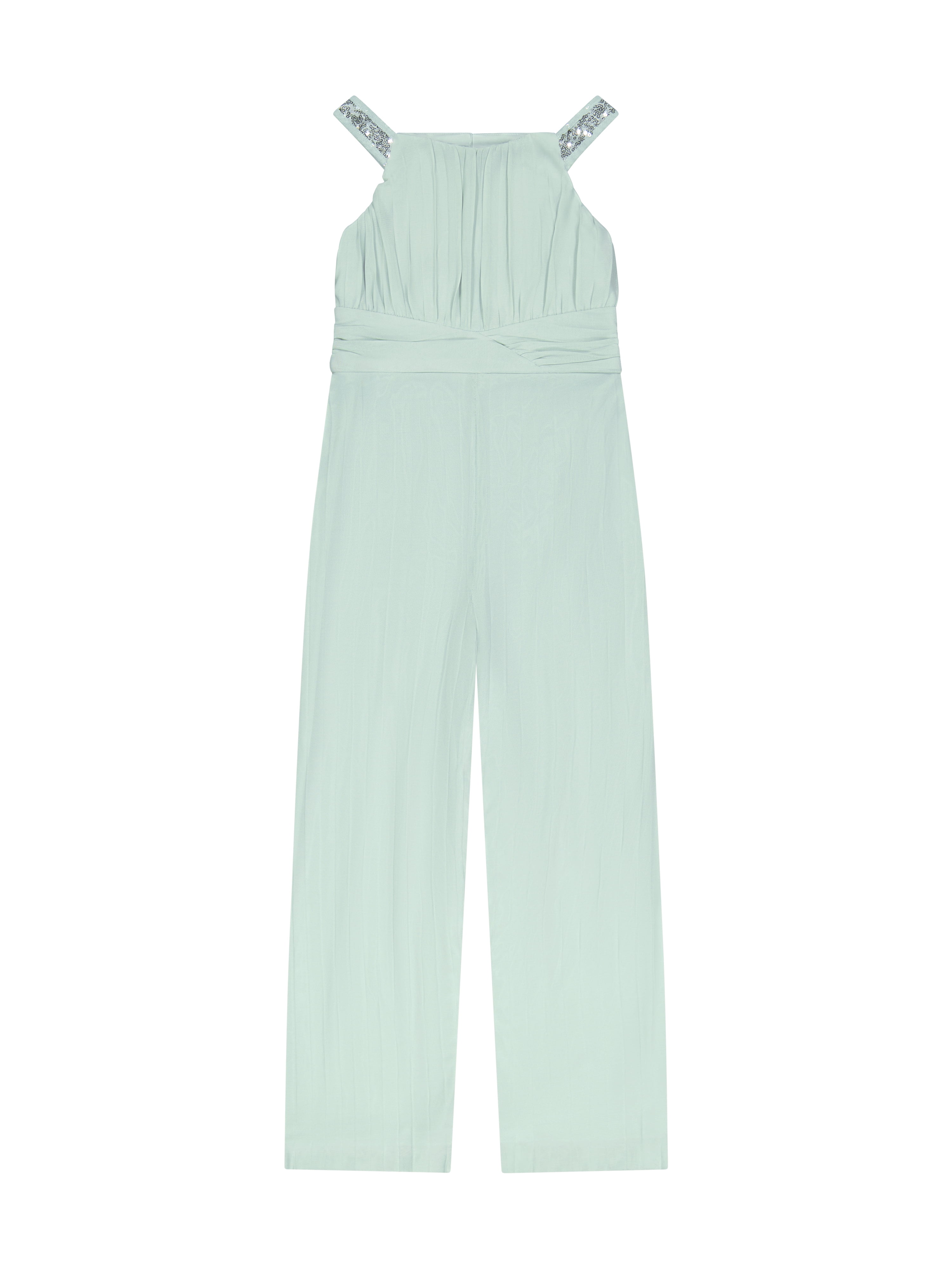 Kensie Girl Pleated Mesh Jumpsuit, Sizes 4-16 - Walmart.com