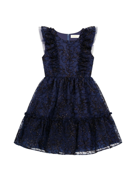 Aislor Kids Lace Flower Girls Dress Sequins Halter Chiffon Dress Long ...