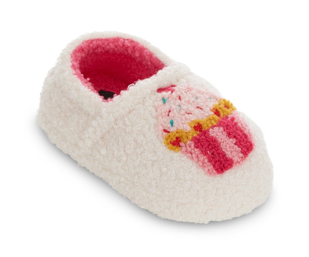 Kensie Little Girls Fuzzy Slippers, Toddler Winter House Slippers Warm ...