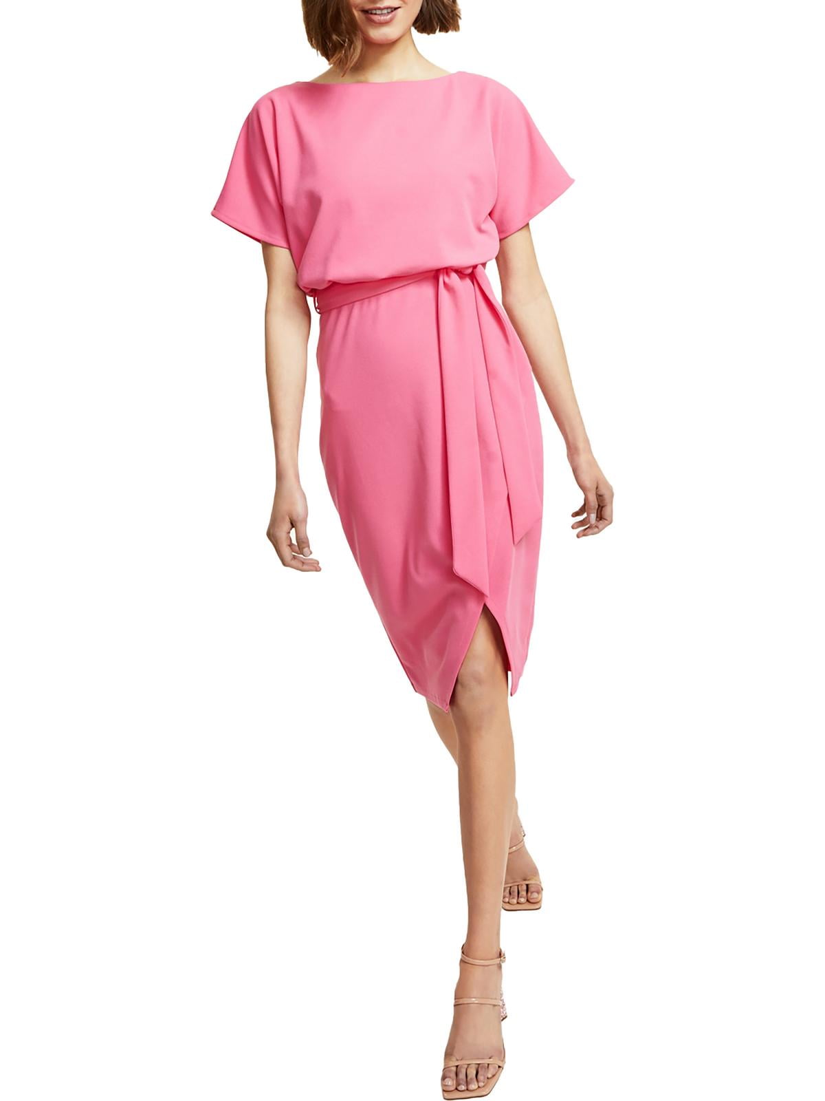 Kensie Womens Blouson Split Wrap Dress - Walmart.com