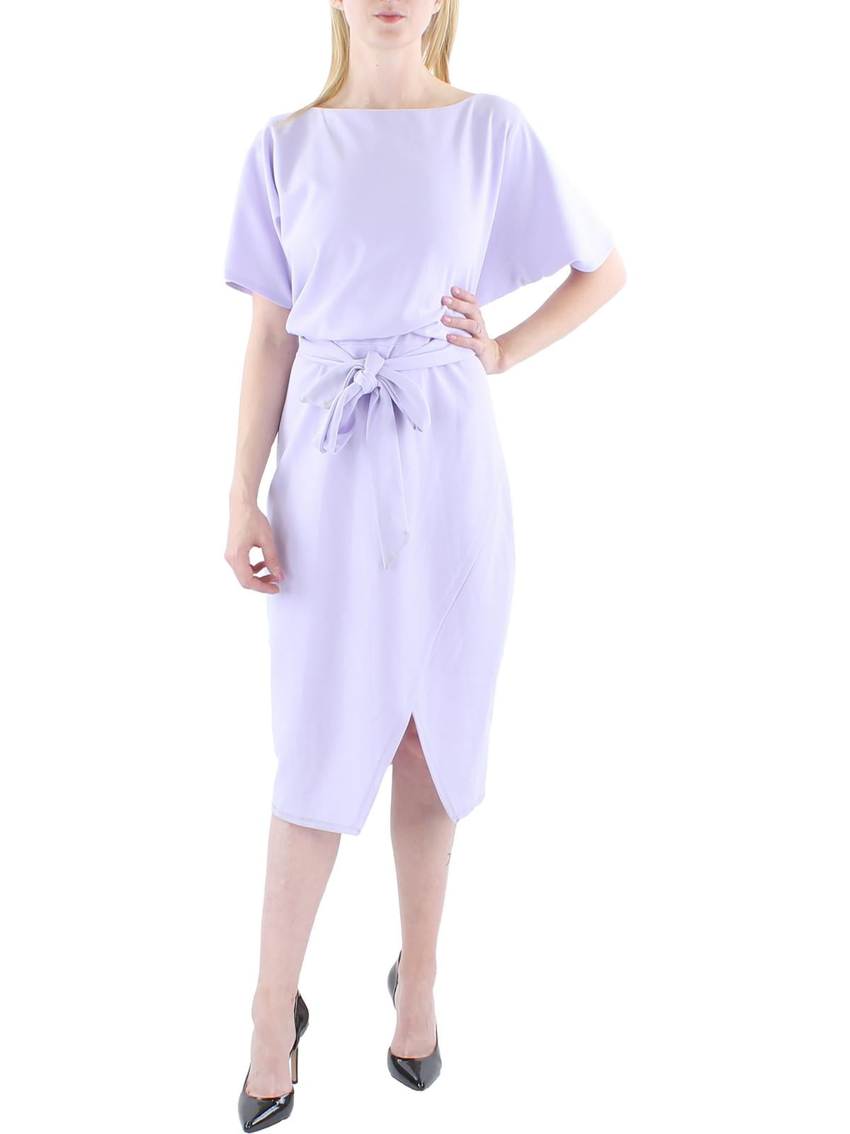 Kensie Womens Blouson Split Wrap Dress - Walmart.com