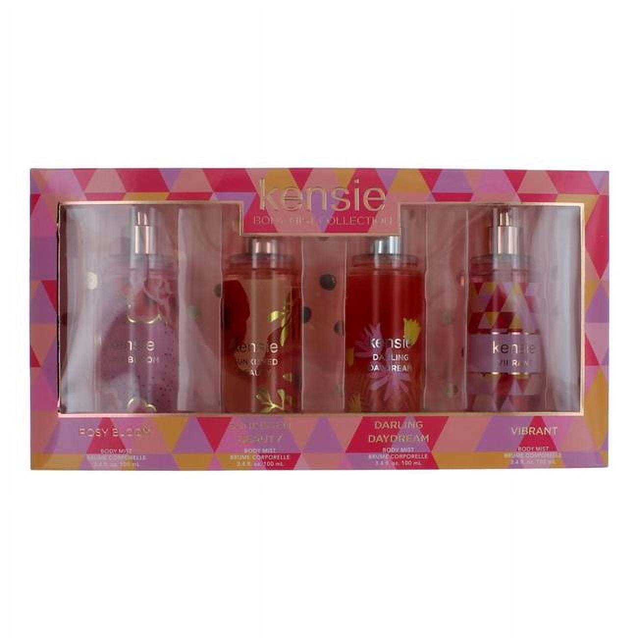 Kensie by Kensie, 4 Piece Body Mist Gift Set Variety for Women ...